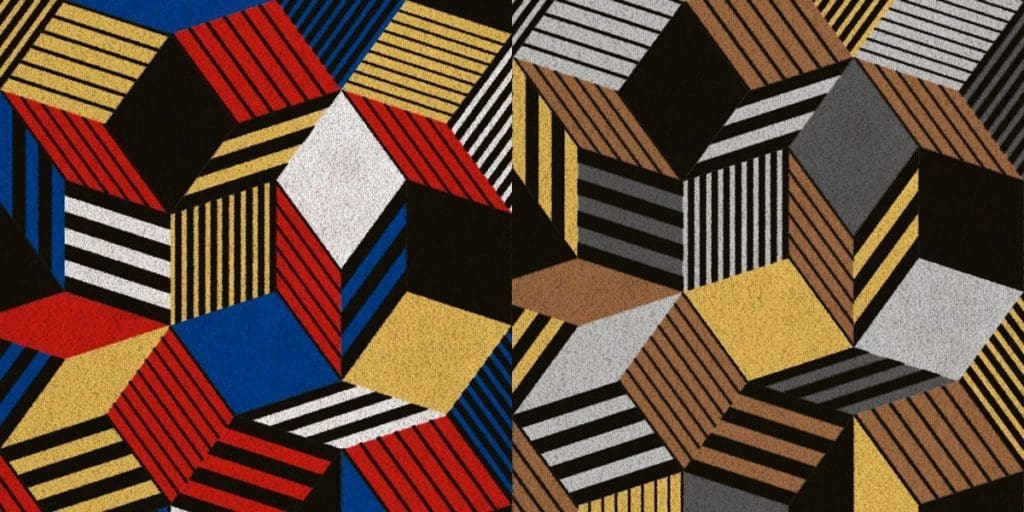 Pavage penrose dans la géometrie du tapis - IchetKar