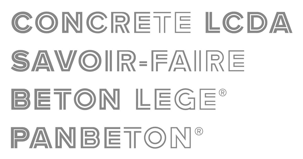 Concrete LCDA une identité Béton - IchetKar