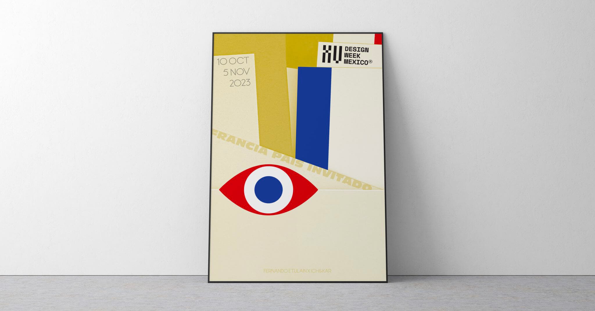 L'affiche de la Design Week Mexico 2023 - IchetKar